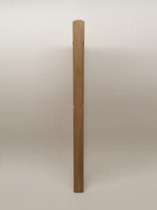 Chamfered Newel Post with Run Off Top - Stair Bits