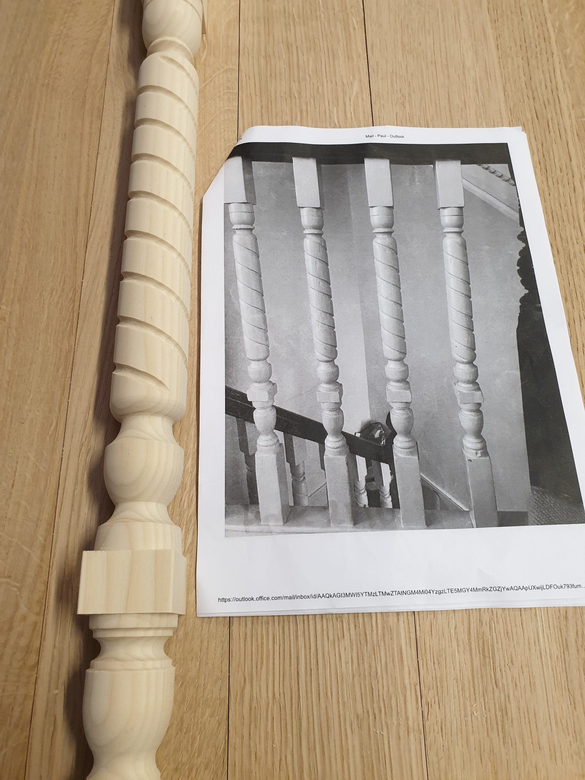 Bespoke Services and Turnings to Match - Stair Bits