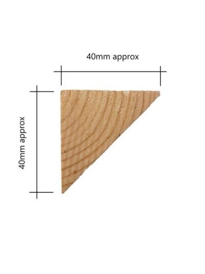 Glue Block Angle for Treads - Stair Bits