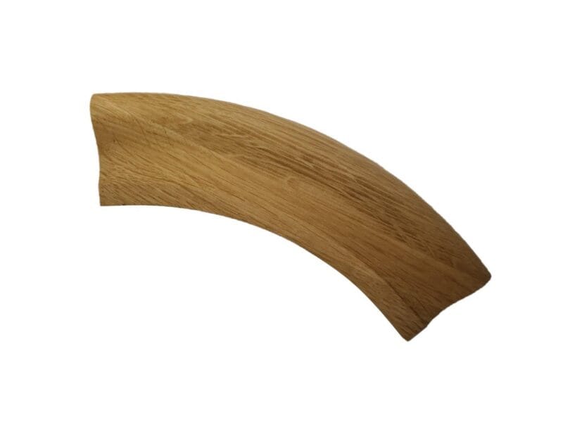 Continuous Oak Handrail HDR Down Ramp - Stair Bits