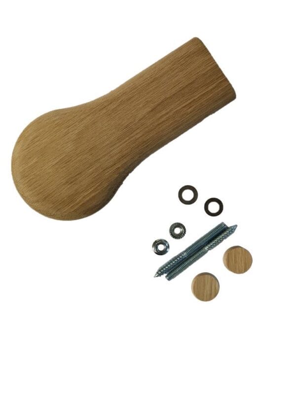 Continuous Oak Handrail HDR End Cap - Stair Bits