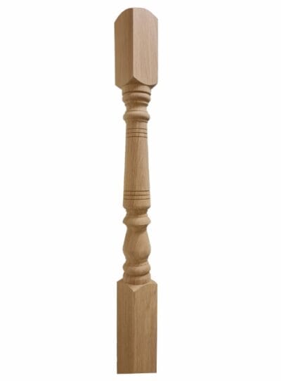 Grooved Colonial Newel Post - Stair Bits