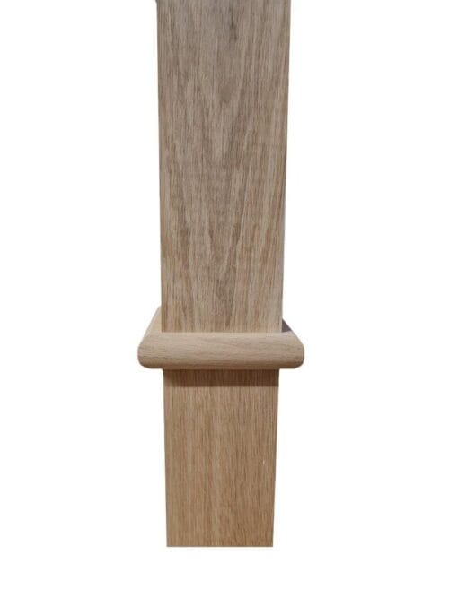 Bullnose Rebated Cap Peg Connection Plate - Stair Bits