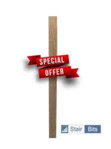 Oak Square Newel Posts 90mm - Stair Bits