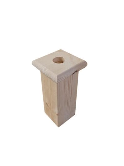 Bullnose Rebated Cap Peg Connection Plate - Stair Bits
