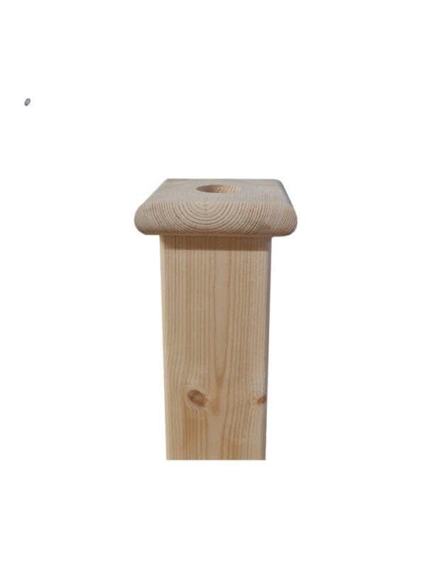 Bullnose Rebated Cap Peg Connection Plate - Stair Bits