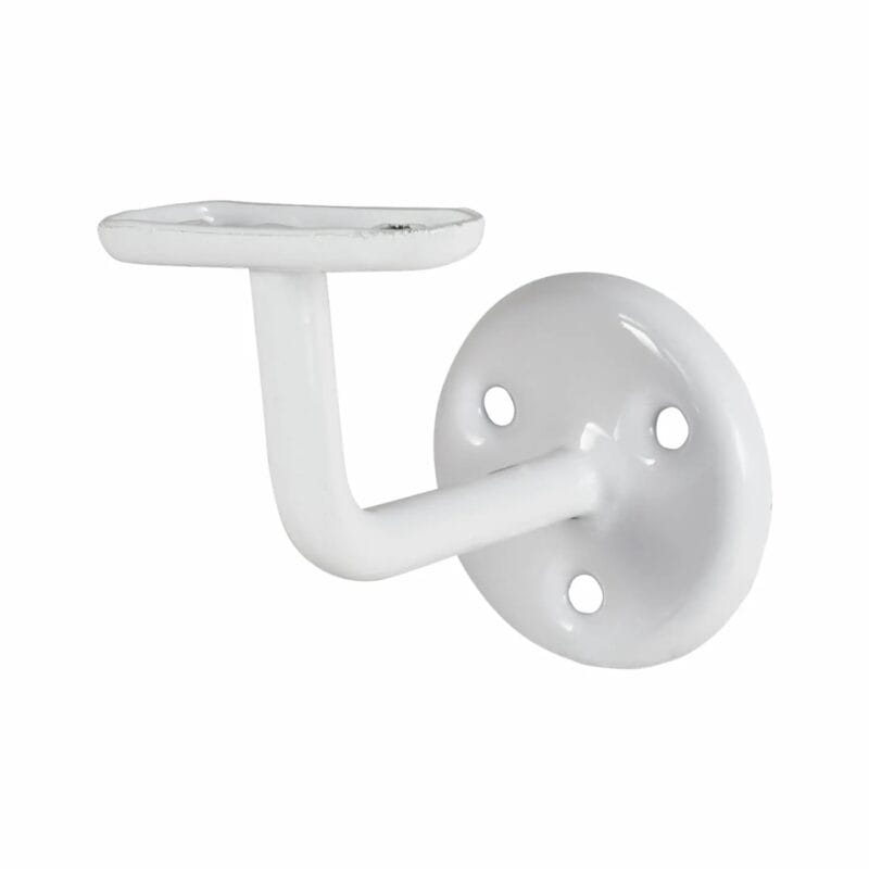 White Handrail Bracket - Stair Bits