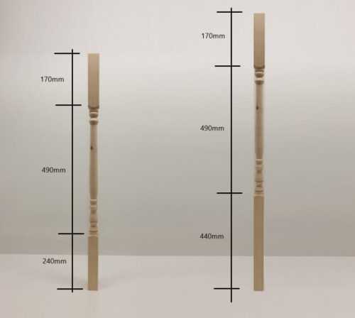 Colonial Spindles - Stair Bits