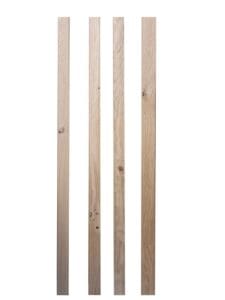 Rustic Character Oak Square Spindles - Stair Bits